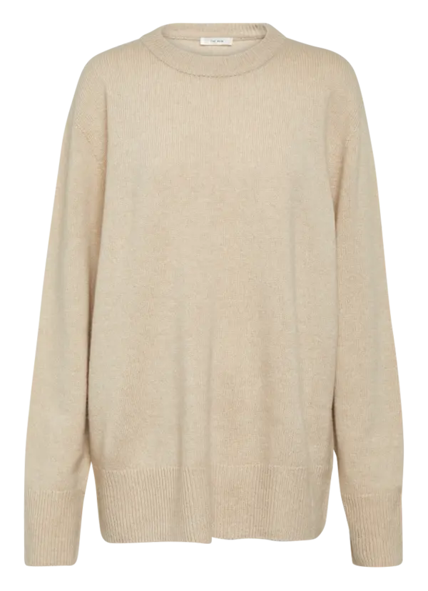 THE ROW Sibem Wool And Cashmere Crewneck Sweater - Beige
