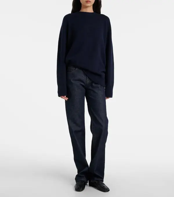 THE ROW Sibem Wool And Cashmere Sweater - Blue
