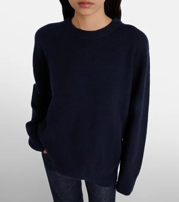THE ROW Sibem Wool And Cashmere Sweater - Blue