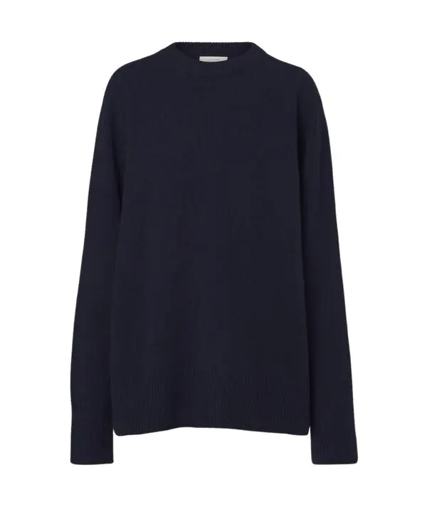 THE ROW Sibem Wool And Cashmere Crewneck Sweater - Blue