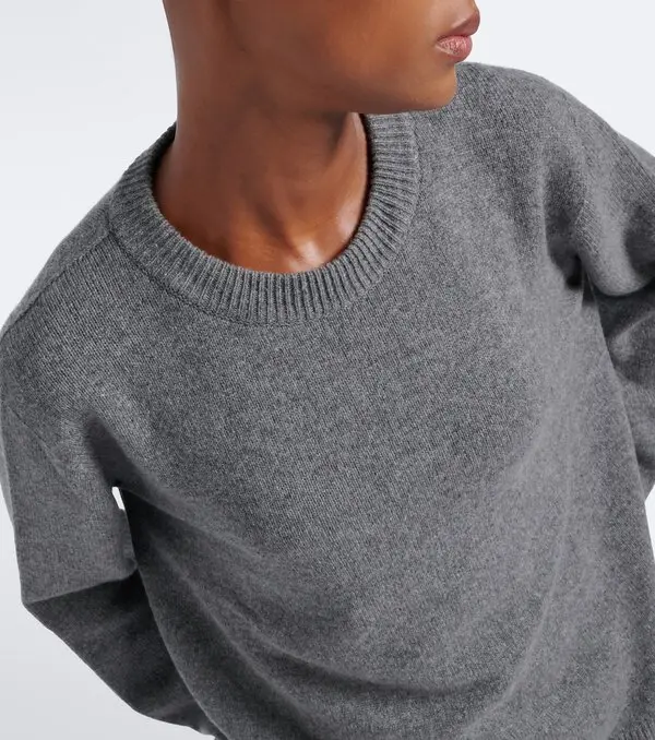 THE ROW Sibem Wool And Cashmere Crewneck Sweater - Grey