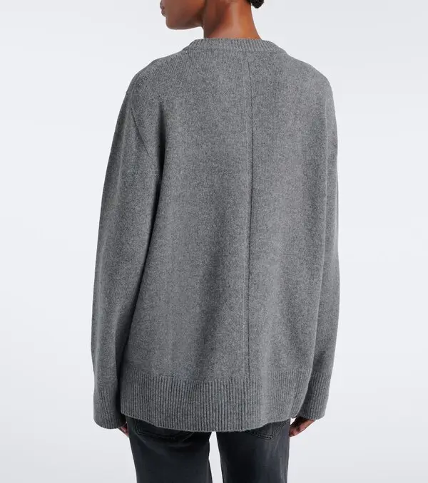 THE ROW Sibem Wool And Cashmere Crewneck Sweater - Grey