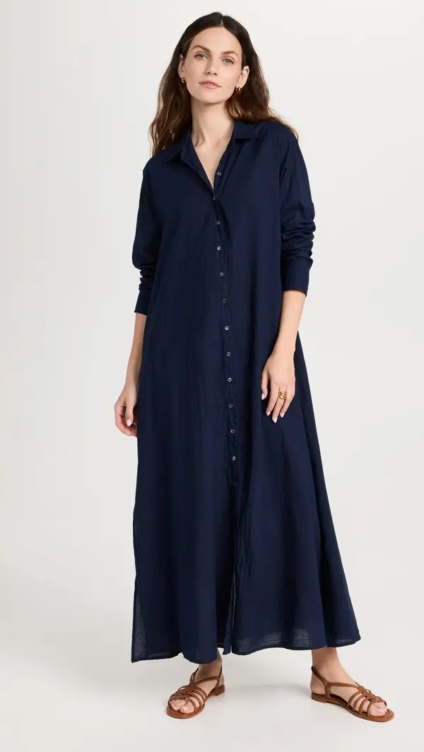 Xirena Boden Shirt Dress - Navy
