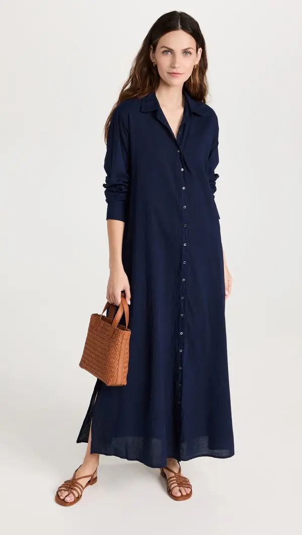 Xirena Boden Shirt Dress - Navy