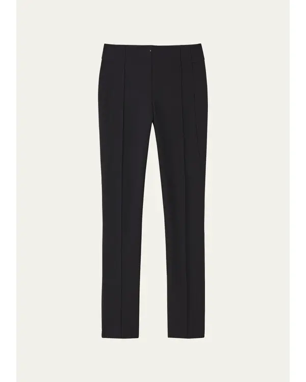 Lafayette 148 New York Gramercy Acclaimed-stretch Pants - Black