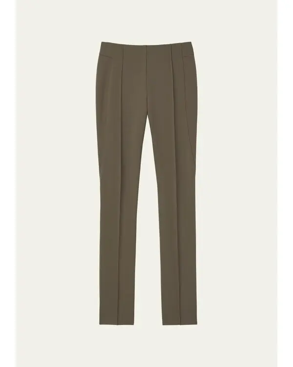 Lafayette 148 New York Gramercy Acclaimed-stretch Pants - Nougat