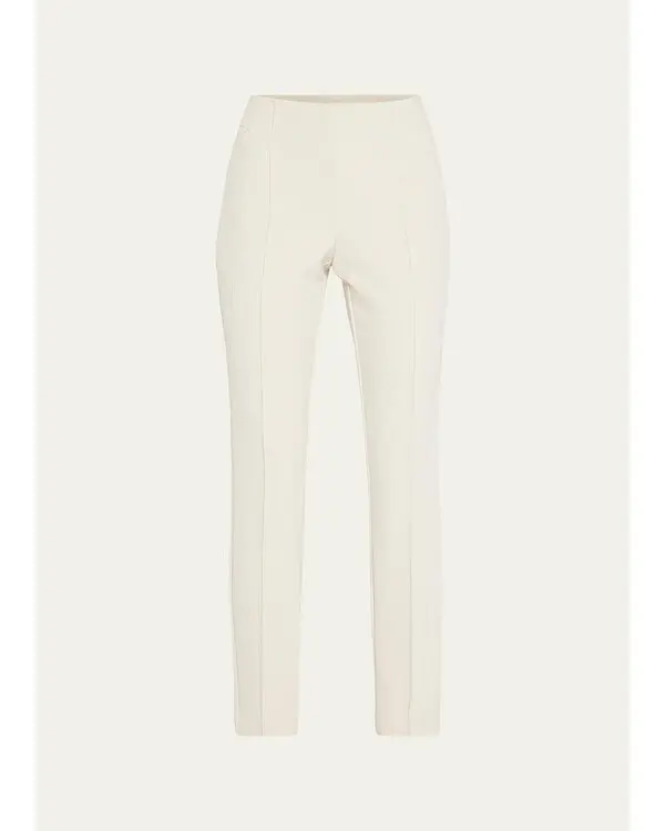Lafayette 148 New York Gramercy Acclaimed-stretch Pants - Sand