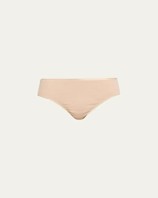 Hanro Cotton Seamless High-leg Briefs - Skin