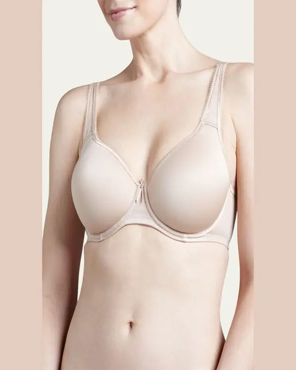 Wacoal Basic Beauty Full-figure Contour Spacer Bra - Natural Nude