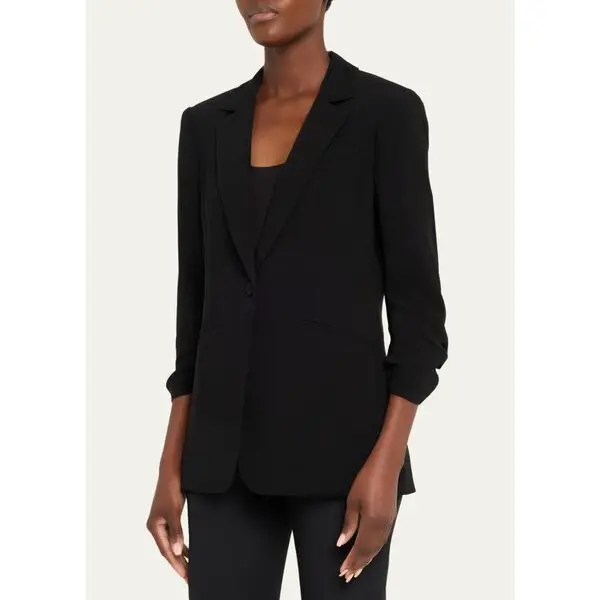 Cinq À Sept Khloe Crepe Blazer - Black