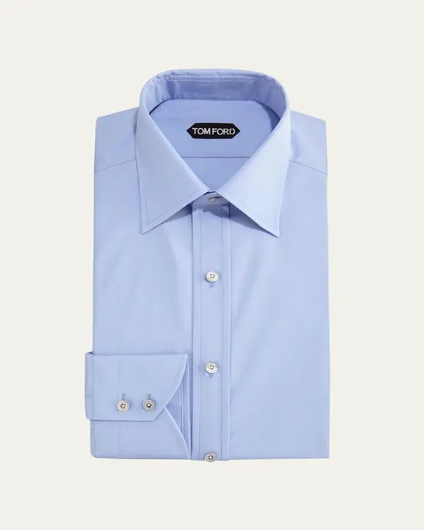 TOM FORD Slim-fit Classic Dress Shirt - Blue