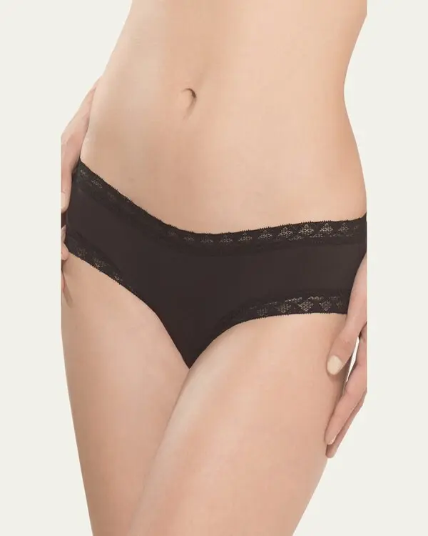 Natori Bliss Lace-trim Bikini Briefs