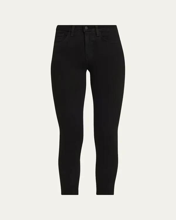 L'Agence Margot High-rise Skinny Ankle Jeans - Noir