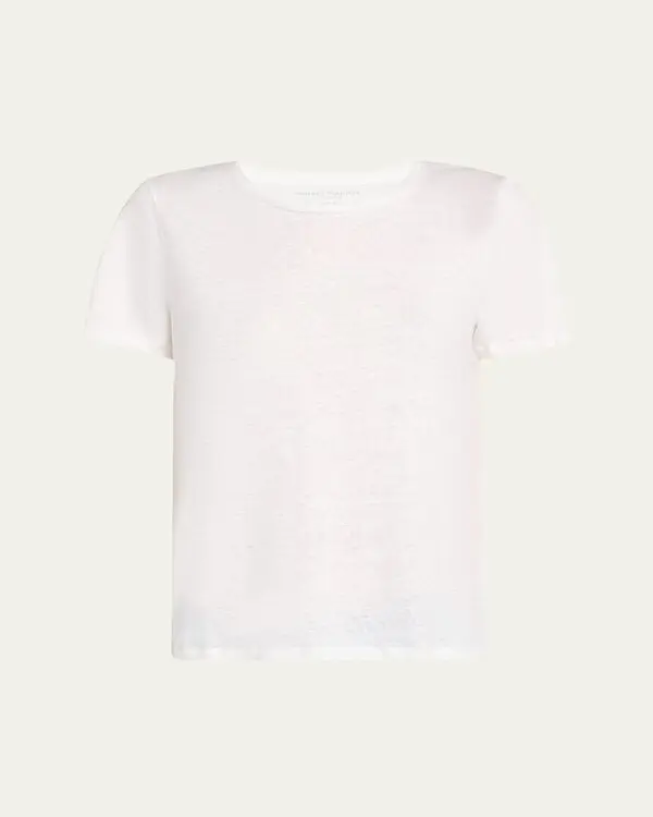 Majestic Filatures Short-sleeve Semi-relaxed Crewneck T-shirt - Blanc