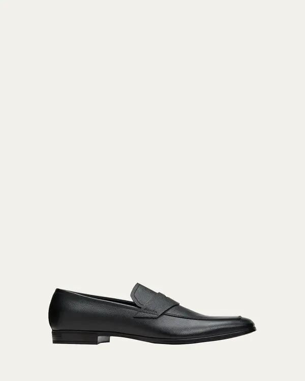 Prada Saffiano Leather Loafer