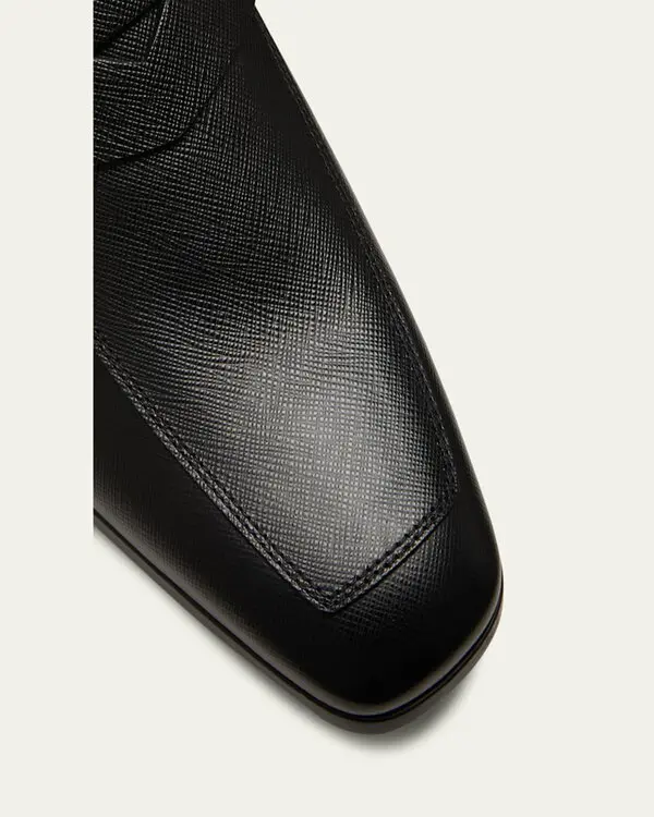 Prada Saffiano Leather Loafer