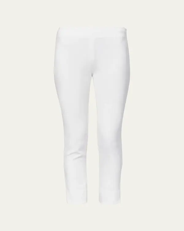Lela Rose Catherine Slim-leg Ankle Pants