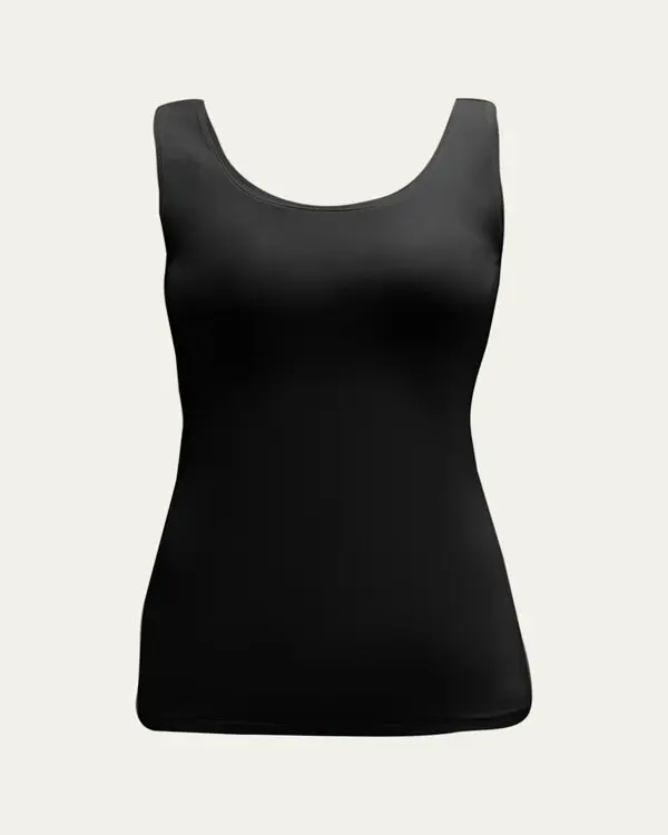 Hanro Soft Touch Knit Tank Top - Black