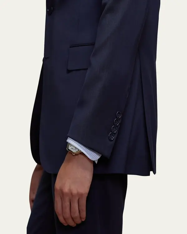 Ralph Lauren Purple Label Gregory Hand-tailored Wool Serge Suit - Blue