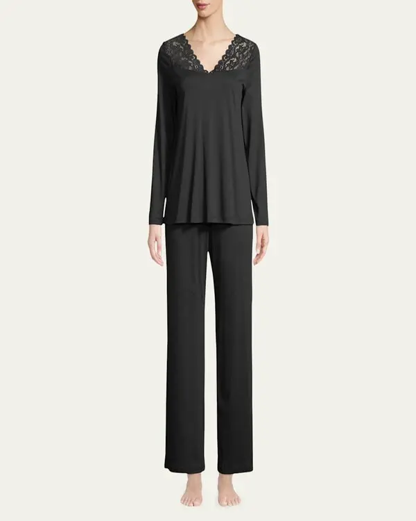Hanro Mots Long Sleeve Pajama Set