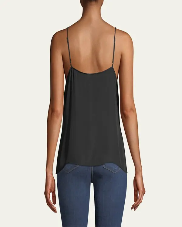 L'Agence Gabriella Silk Tank - Ivory