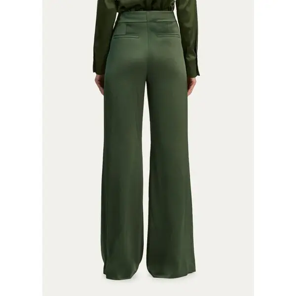Alice + Olivia Dylan High-rise Wide-leg Pants
