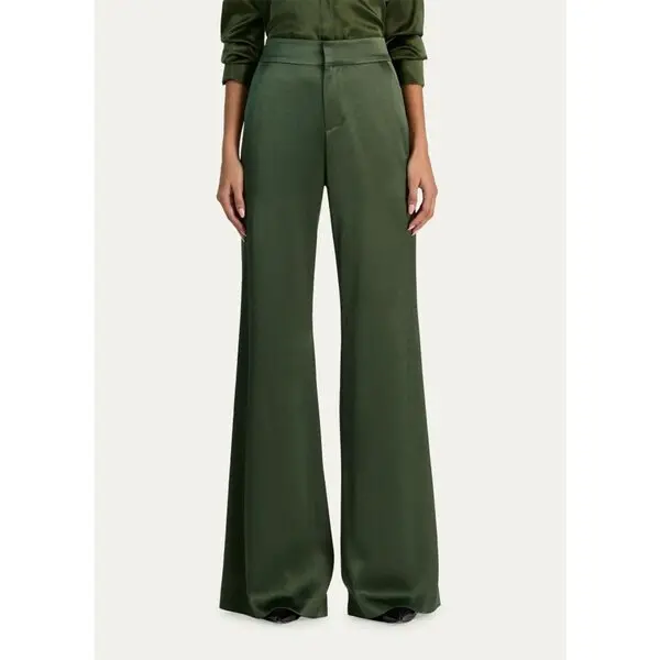 Alice + Olivia Dylan High-rise Wide-leg Pants