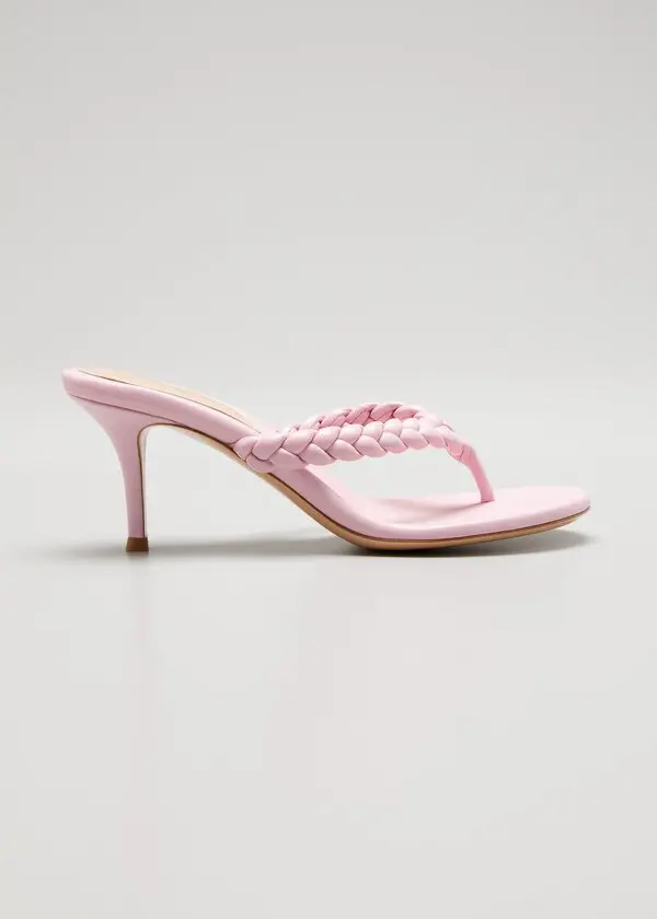 GIANVITO ROSSI Tropea 70mm Braided Thong Sandals