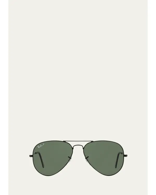 Ray-ban Metal Aviator Sunglasses - Black
