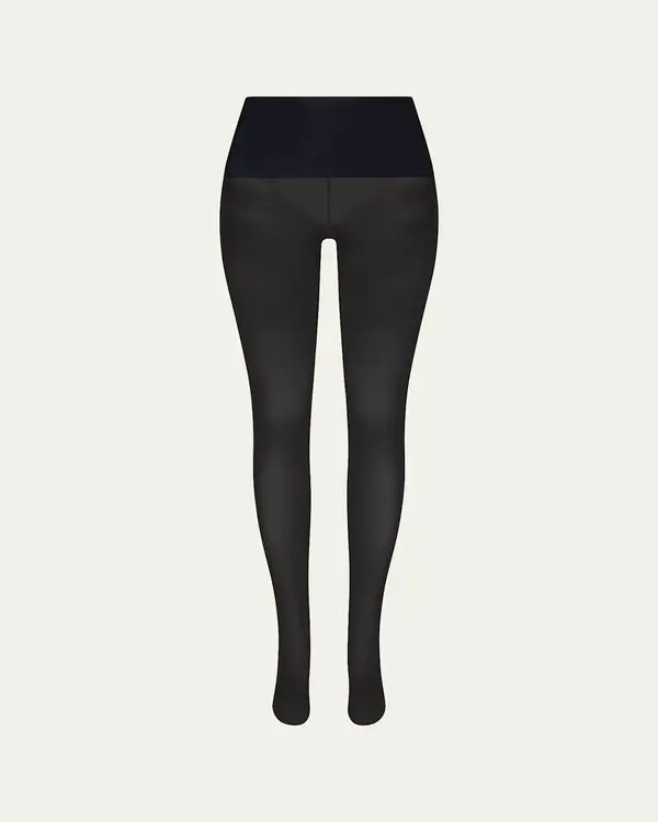 Commando Semi-opaque Tights - Black