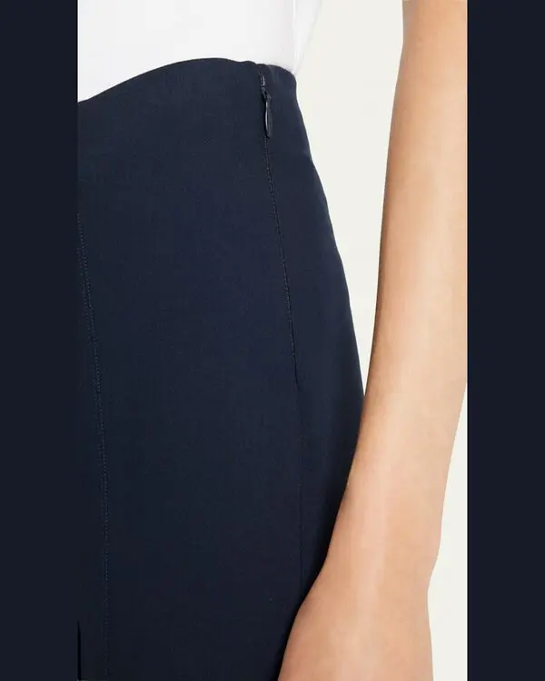 Vince Bobbi Mid-rise Stitch Front Seam Leggings - Coastal Blue