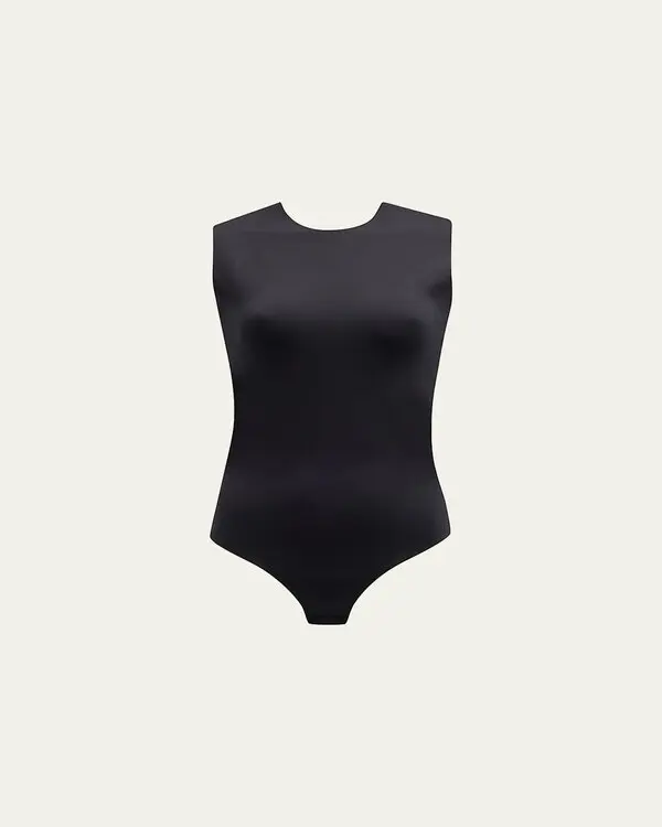 Commando Seamless Mock-neck Thong Bodysuit