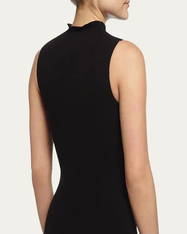 Commando Seamless Mock-neck Thong Bodysuit