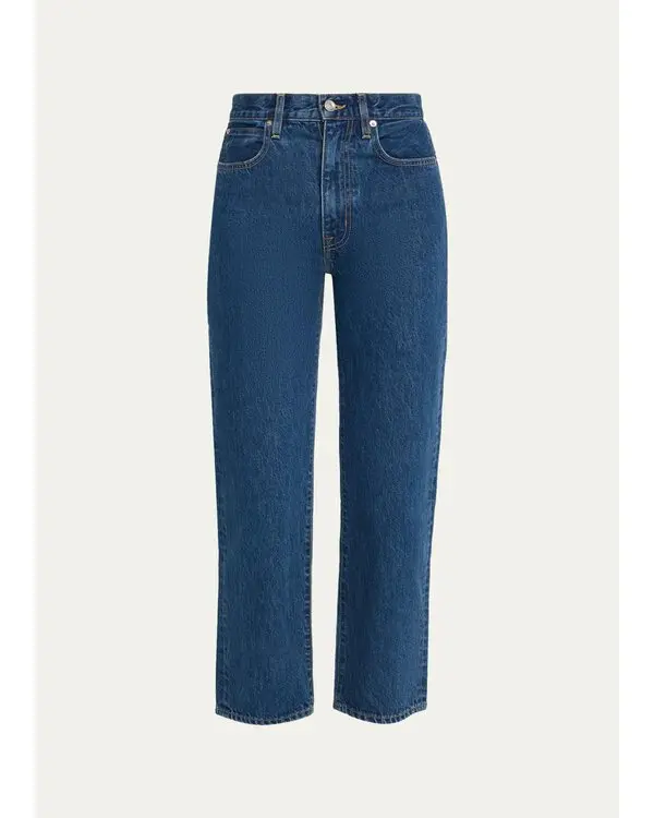 SLVRLAKE London Cropped Straight-leg Jeans - Fblv