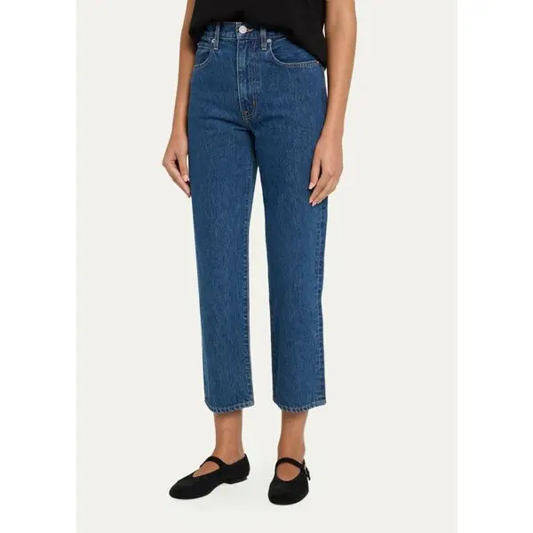 SLVRLAKE London Cropped Straight-leg Jeans