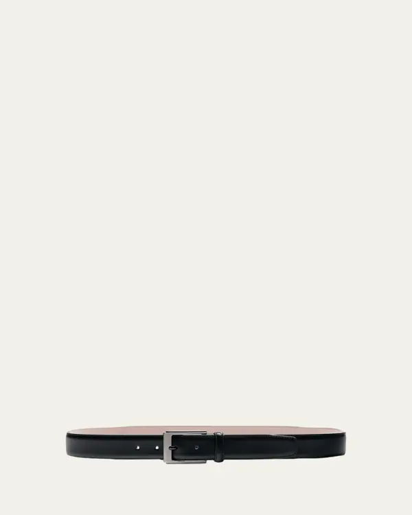 Magnanni Vega Leather Belt - Black