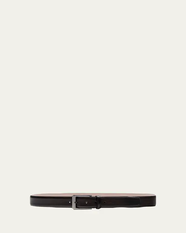 Magnanni Vega Leather Belt - Brown