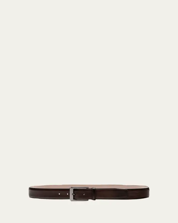 Magnanni Vega Leather Belt - Tabaco