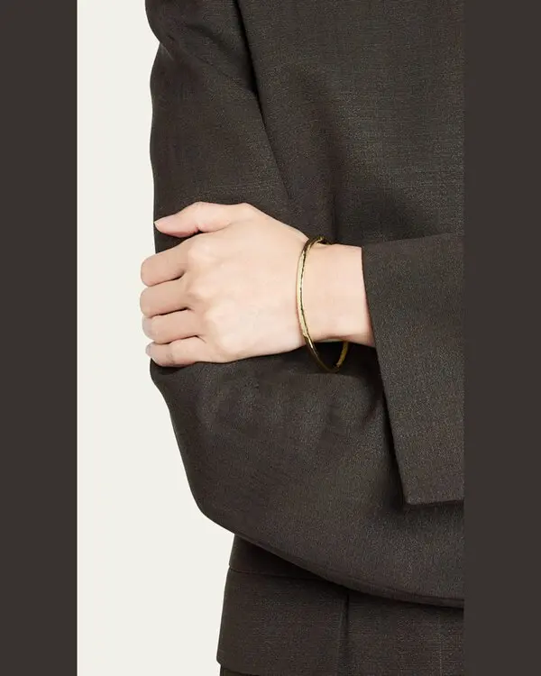 Ippolita Hammered 18k Bangle
