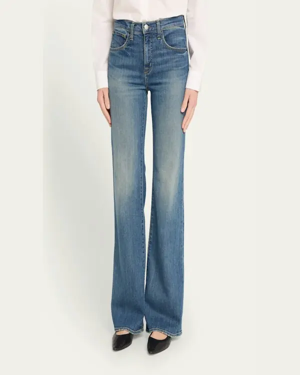 NILI LOTAN Celia Bootcut Jeans - Blue