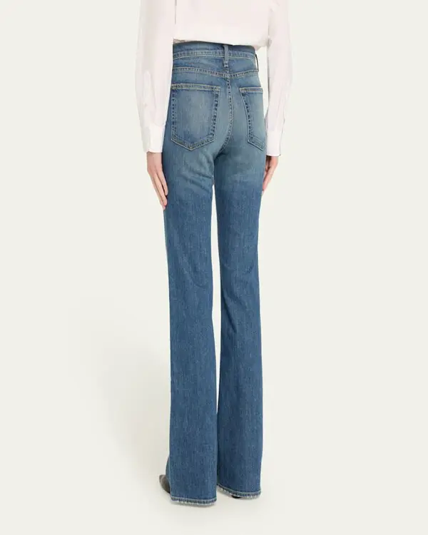NILI LOTAN Celia Bootcut Jeans - Blue