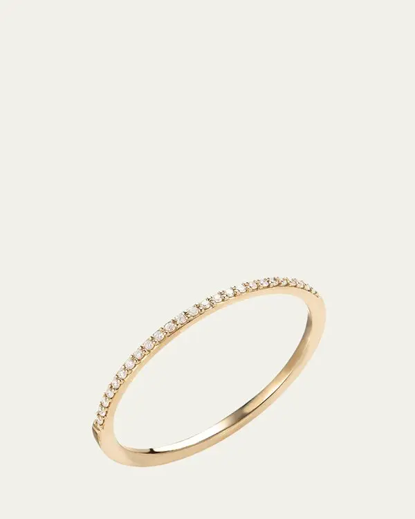 Lana Jewelry 14k Diamond Stack Ring - Gold