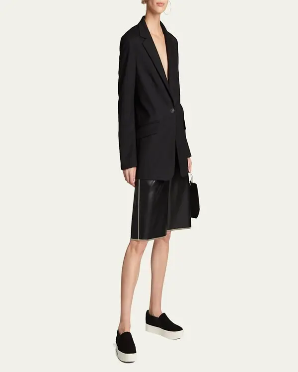 Vince Warren Suede Platform Sneakers - Black