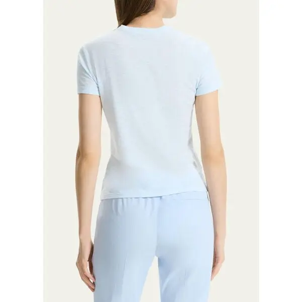 Theory Tiny Tee 2 Organic Cotton Top - Peach