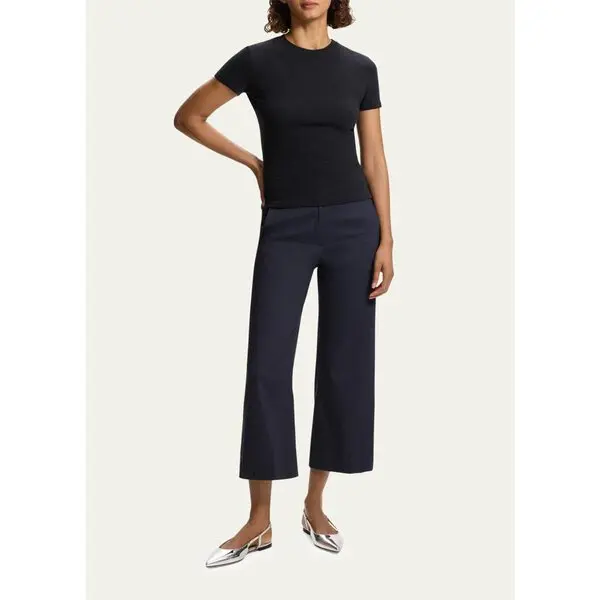 Theory Tiny Tee 2 Organic Cotton Top - Peach