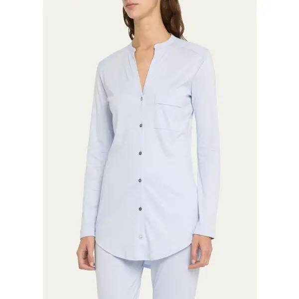 Hanro Pure Essence Two-piece Pajama Set - Black
