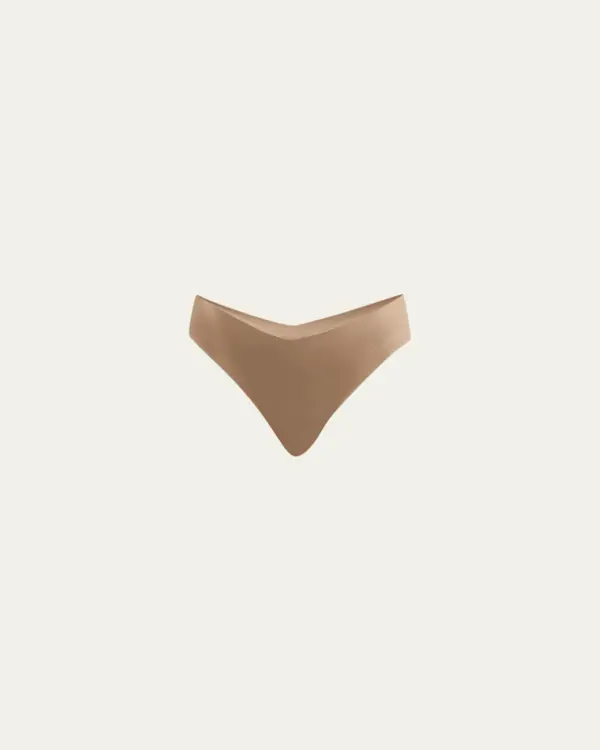 Commando Classic Solid Thong - Beige