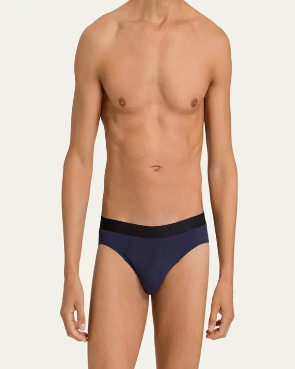 Hanro Micro-touch Briefs - Navy