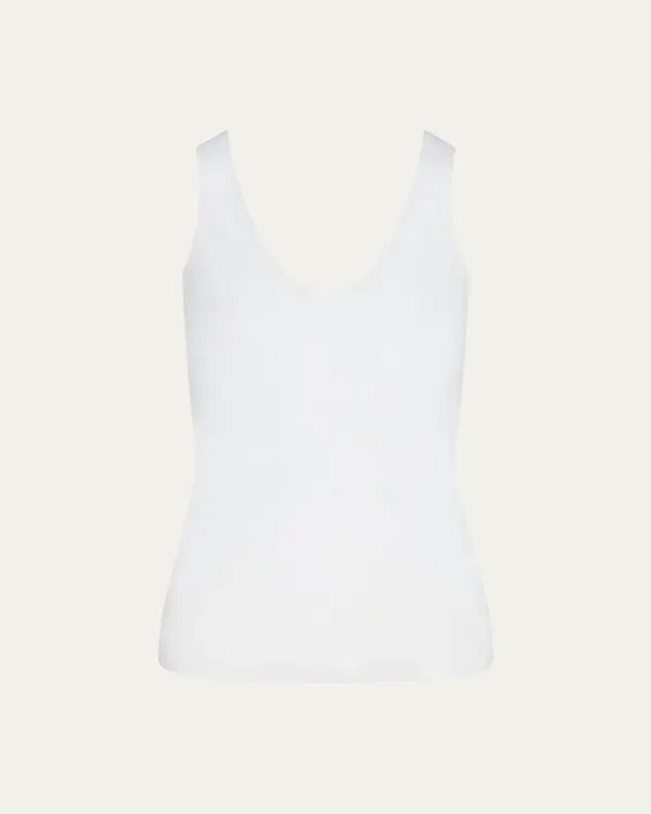 Commando Whisper Tank Top - White