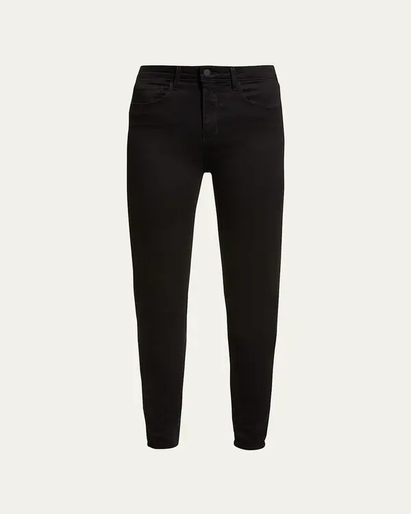 L'Agence Marguerite High-rise Skinny Jeans - Noir
